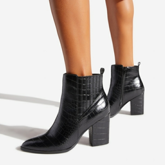 Shoe Dazzle | Shoes | Karlier Block Heel Bootie | Poshmark